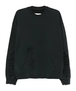 MAISON MARGIELA Distressed Sweatshirt - Black