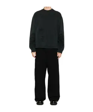 MAISON MARGIELA Distressed Sweatshirt - Black