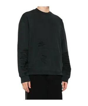 MAISON MARGIELA Distressed Sweatshirt - Black