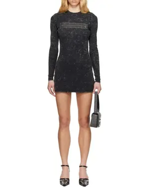 DIESEL® D-erco Zip Detailed Mini Dress