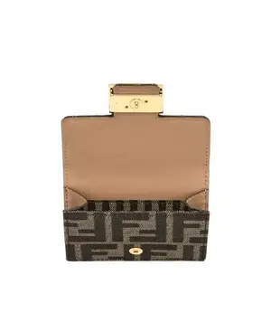 Fendi Ff Motif Tri-fold Wallet - Brown