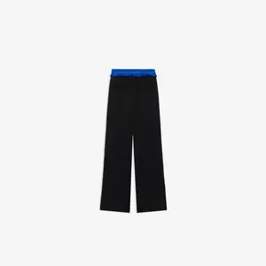 Balenciaga Contrast Waistband Tailored Track Pants