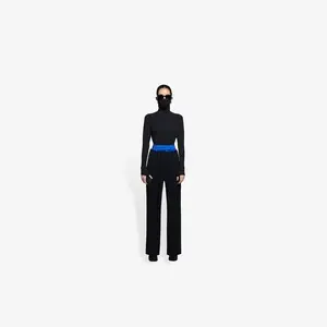 Balenciaga Contrast Waistband Tailored Track Pants