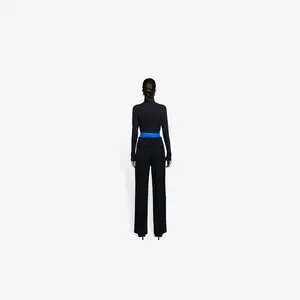Balenciaga Contrast Waistband Tailored Track Pants