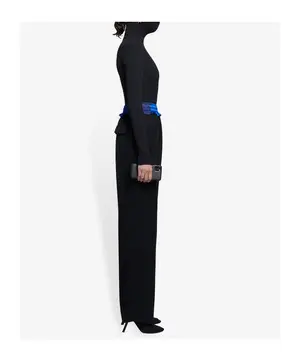 Balenciaga Contrast Waistband Tailored Track Pants