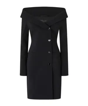 Pinko Blazer-style Sheath Dress With Off-center Placket
