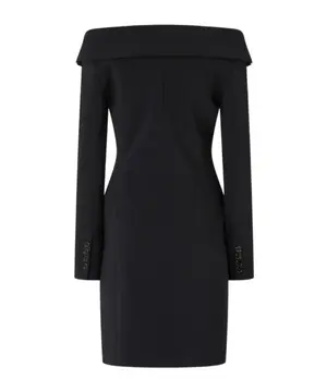 Pinko Blazer-style Sheath Dress With Off-center Placket