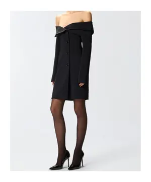 Pinko Blazer-style Sheath Dress With Off-center Placket