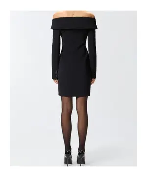 Pinko Blazer-style Sheath Dress With Off-center Placket