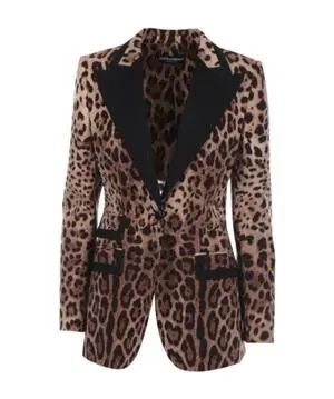 Dolce & Gabbana Leopard Print Blazer