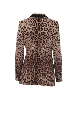 Dolce & Gabbana Leopard Print Blazer