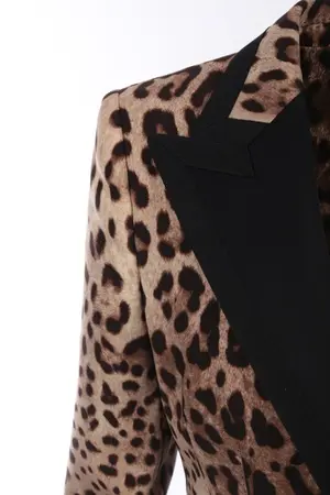 Dolce & Gabbana Leopard Print Blazer