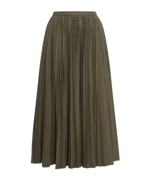 Dior Pleated Midi Skirt - No