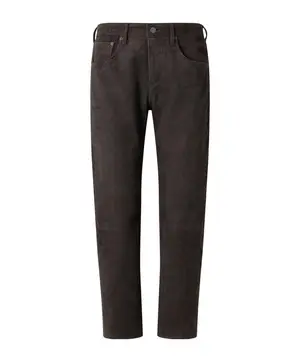 Citizens Of Humanity Suede Straight-leg Trousers