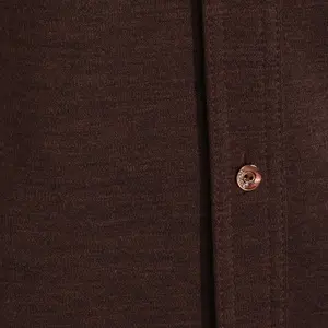 Gucci Jersey Shirt With Interlocking G Embroidery - Dark Brown