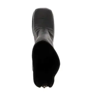 Guidi Square-toed Ankle Boots With Back Zipper