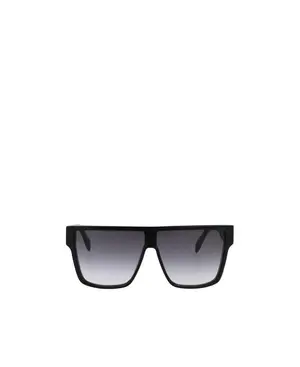 Alexander McQueen Shield Frame Sunglasses - Black