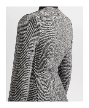Dolce & Gabbana Herringbone Tailored Jacket - Black