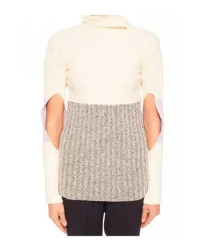 Moncler Color-blocked Knit Pullover