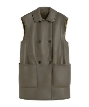 Max Mara Oversized Double-breasted Gilet