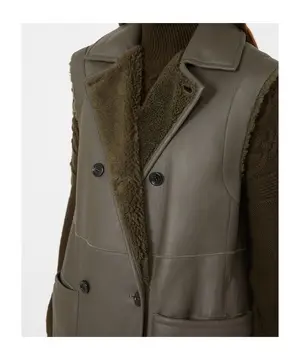 Max Mara Oversized Double-breasted Gilet