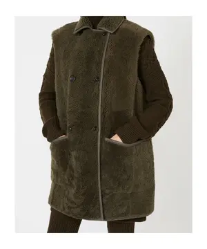 Max Mara Oversized Double-breasted Gilet