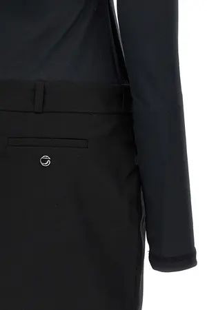 Coperni Hybrid Tailored Dress With High Collar