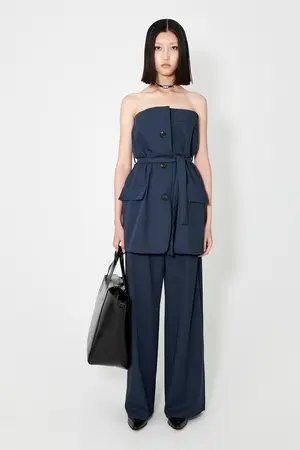 Our Legacy Belted Waist Suit Top