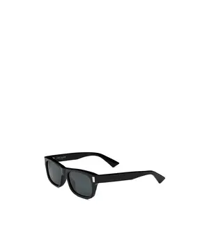Saint Laurent Rectangular Full Rim Sunglasses - Black