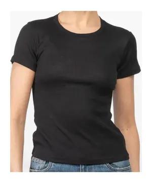 AYA MUSE Crewneck T-shirt With Short Sleeves And Straight Hem