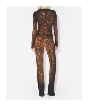 JEAN PAUL GAULTIER Abstract Pattern Trousers