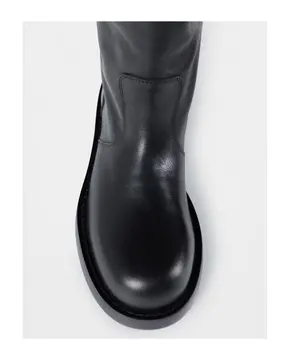 ANN DEMEULEMEESTER 35mm Osmo Double-buckle Leather Boots