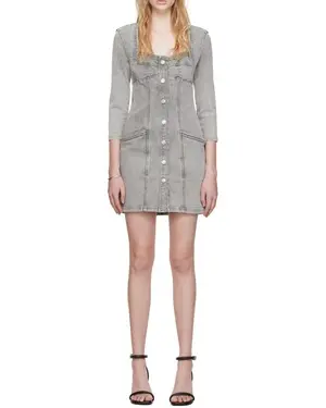 Isabel Marant Étoile Vona Mini Denim Dress