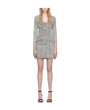 Isabel Marant Étoile Vona Mini Denim Dress