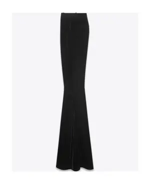 Saint Laurent Velvet Flared Trousers