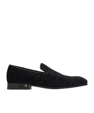 Ferragamo Printed Loafers For Men