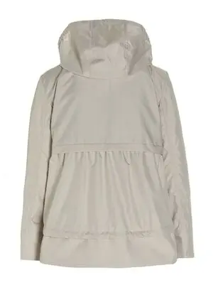MOORER Zip-up Hooded Jacket - Nude