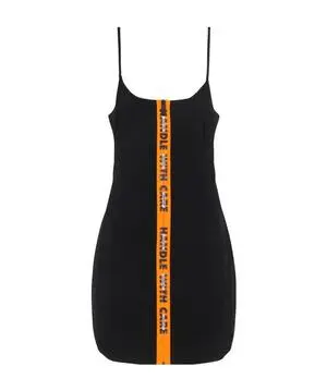 Heron Preston Zip-front Sleeveless Mini Dress