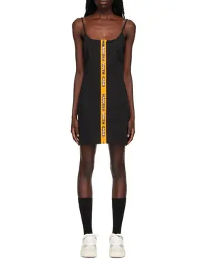 Heron Preston Zip-front Sleeveless Mini Dress