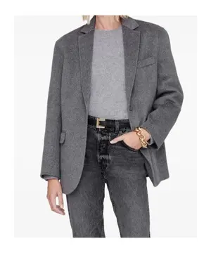 ANINE BING Quinn Blazer - Heather Grey