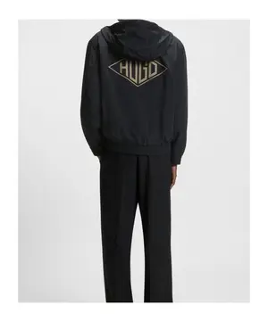 Hugo Boss Logo Hooded Jacket