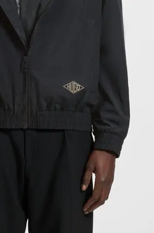 Hugo Boss Logo Hooded Jacket