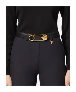 Versace Medusa Safety Pin Belt
