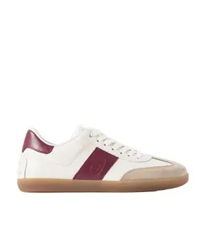 Paneled Leather Sneakers for Women