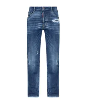 Dsquared2 Distressed Skinny Jeans - Blue