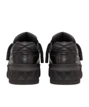Valentino Garavani One Stud Xl Lace-up Sneakers - Black