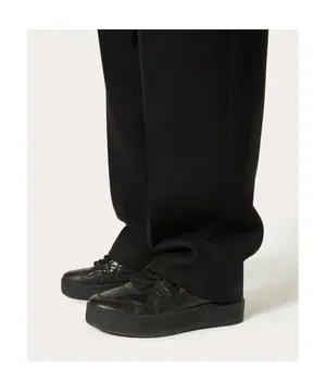 Valentino Garavani One Stud Xl Lace-up Sneakers - Black