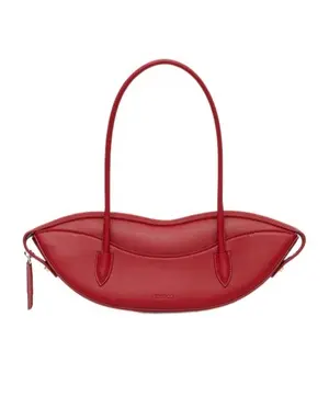 Fiorucci Lip-shaped Handbag - Red