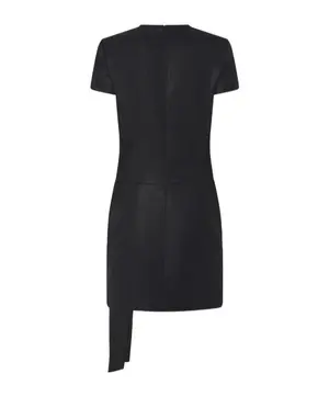 Pinko Short-sleeve Draped Mini Dress