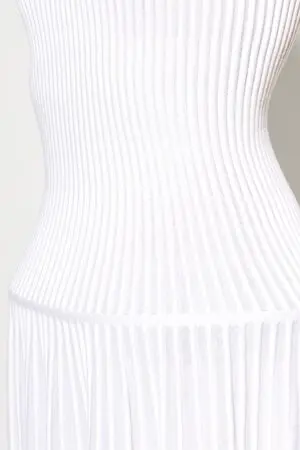 Alaïa Ribbed Crinoline Dress